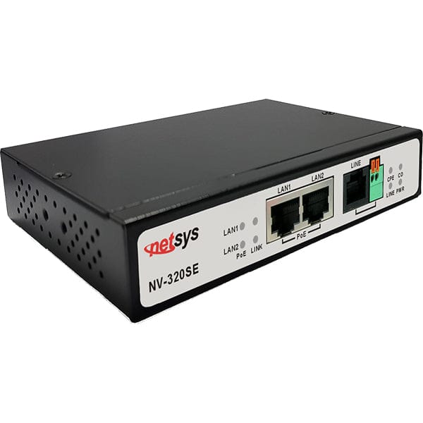 GigaPort VDSL2 Ethernet Extender Kit (320Mbps) with PoE Remote Unit